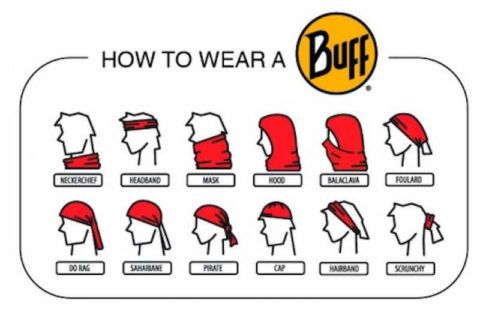 A multipurpose essential: Buff for the packing light traveller
