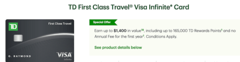 How to use TD Rewards points to reduce travel costs