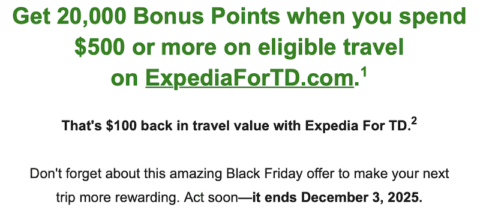 How to use TD Rewards points to reduce travel costs